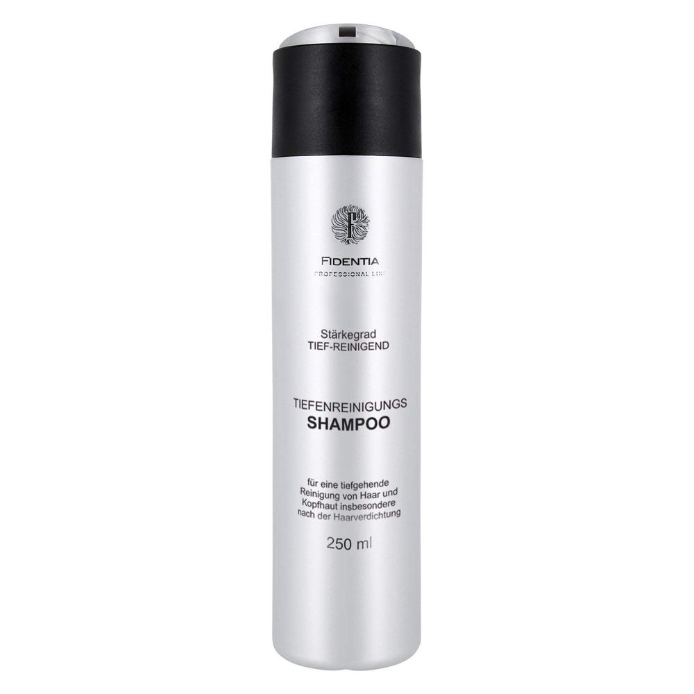 Fidentia deep cleansing shampoo for extensions and hair thickening